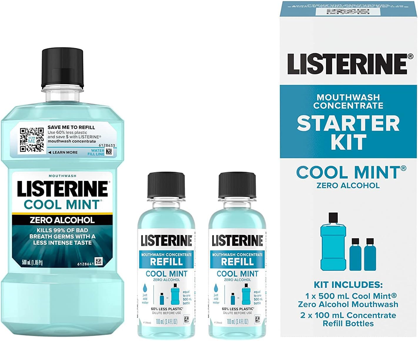 Amazon.com : Listerine Total Care Fresh Mint 3.2 Oz (3 Pack ...