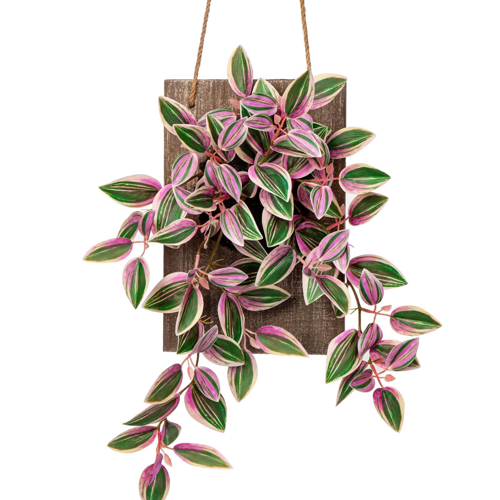 Amazon.com: GnFlus Artificial Plants Wall Decor 19.7", Hanging Fake ...