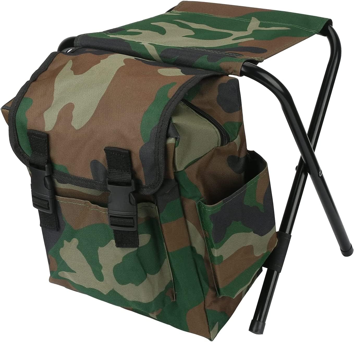 Amazon.com: YL traV Outdoor Backpack Chair Fishing Backpack with Stool ...