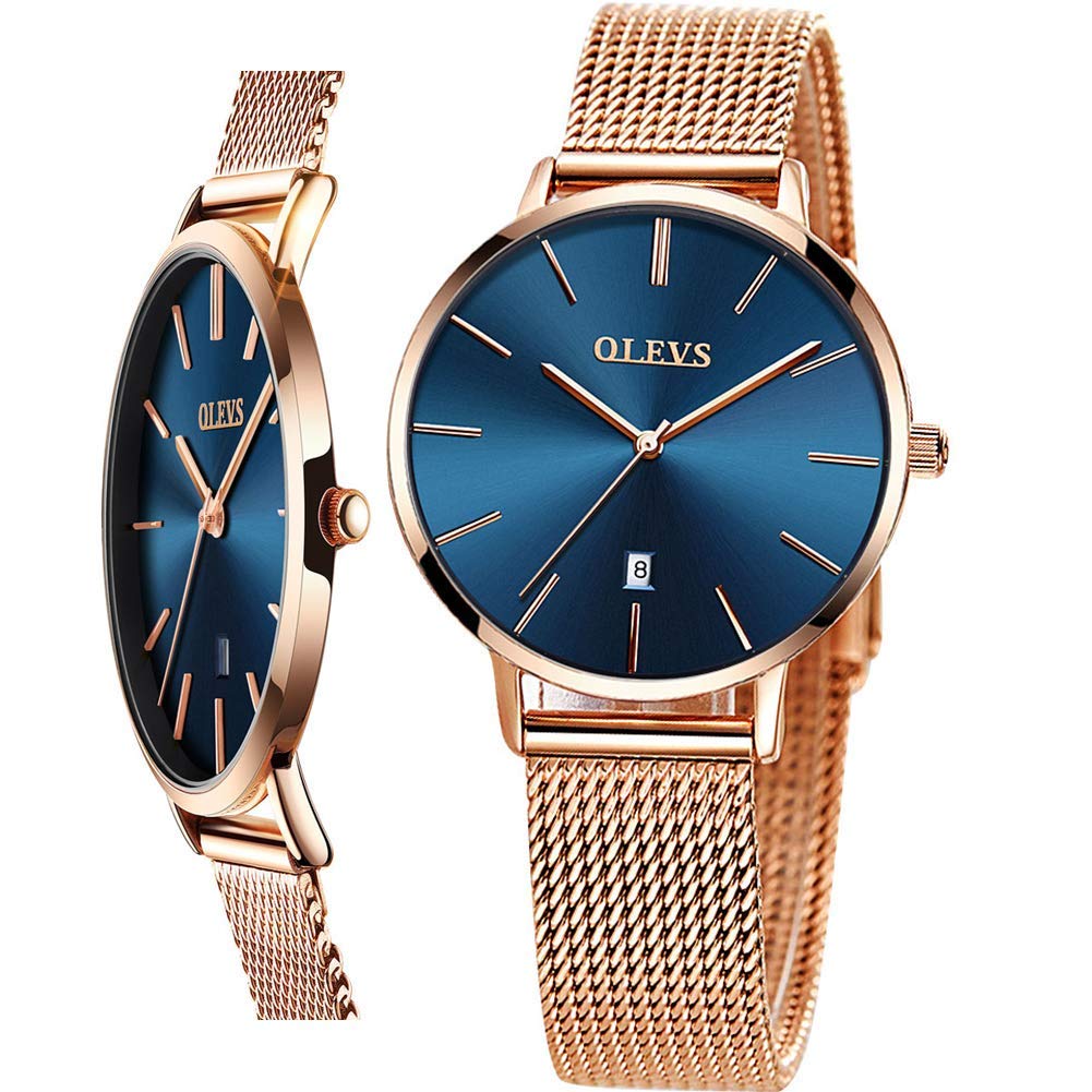 OLEVS Waterproof Watches for Women Luxury Dress Women's Wrist Watches ...