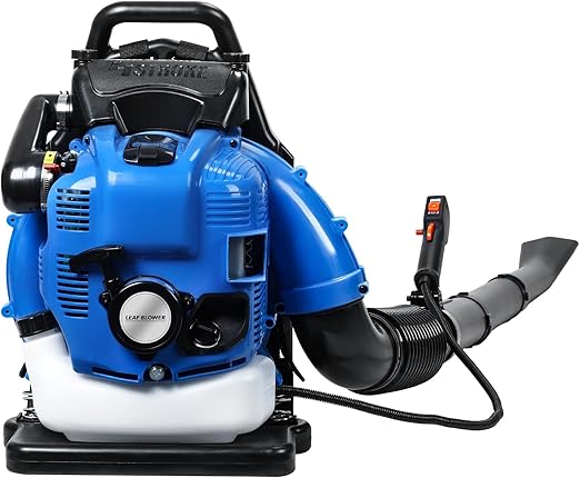 Amazon.com: 75.6CC 4-Stroke Backpack Leaf Blower Gas Powered & Snow ...