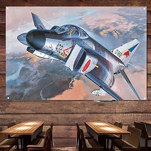 Amazon.com: F-4EJ Phantom II Fighter Jet Banner - Air Force Military ...