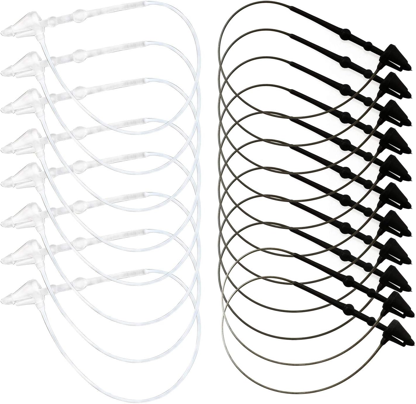 Amazon.com: 5000 pcs 5" Loop Lock Security Fasteners- Snap Lock ...