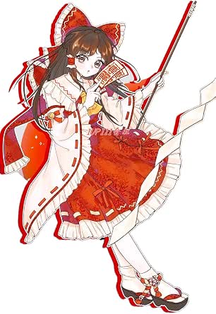 Amazon.co.jp: Yokima IUPIII Hakurei Reimu Cosplay Shoes, Cosplay, Boots ...