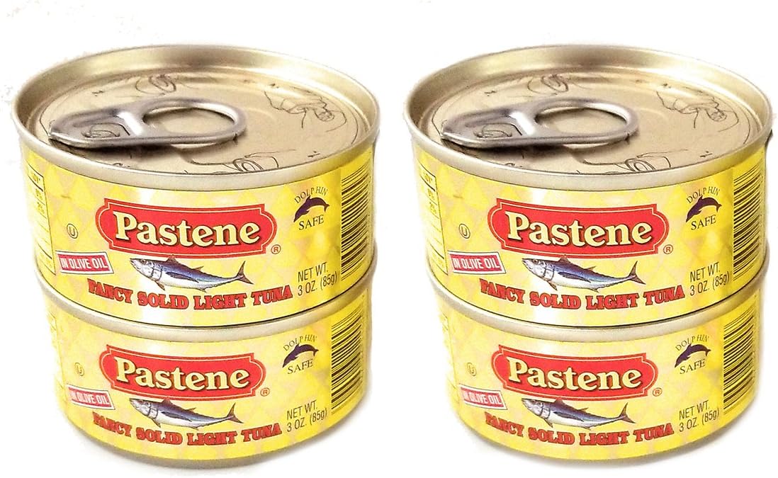 Amazon.com : Pastene Tonno Tuna in Olive Oil, 3 Ounce (24 Pack ...