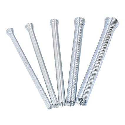 Spring-loaded pipe bending set, 5 spring-loaded pipe benders in ...