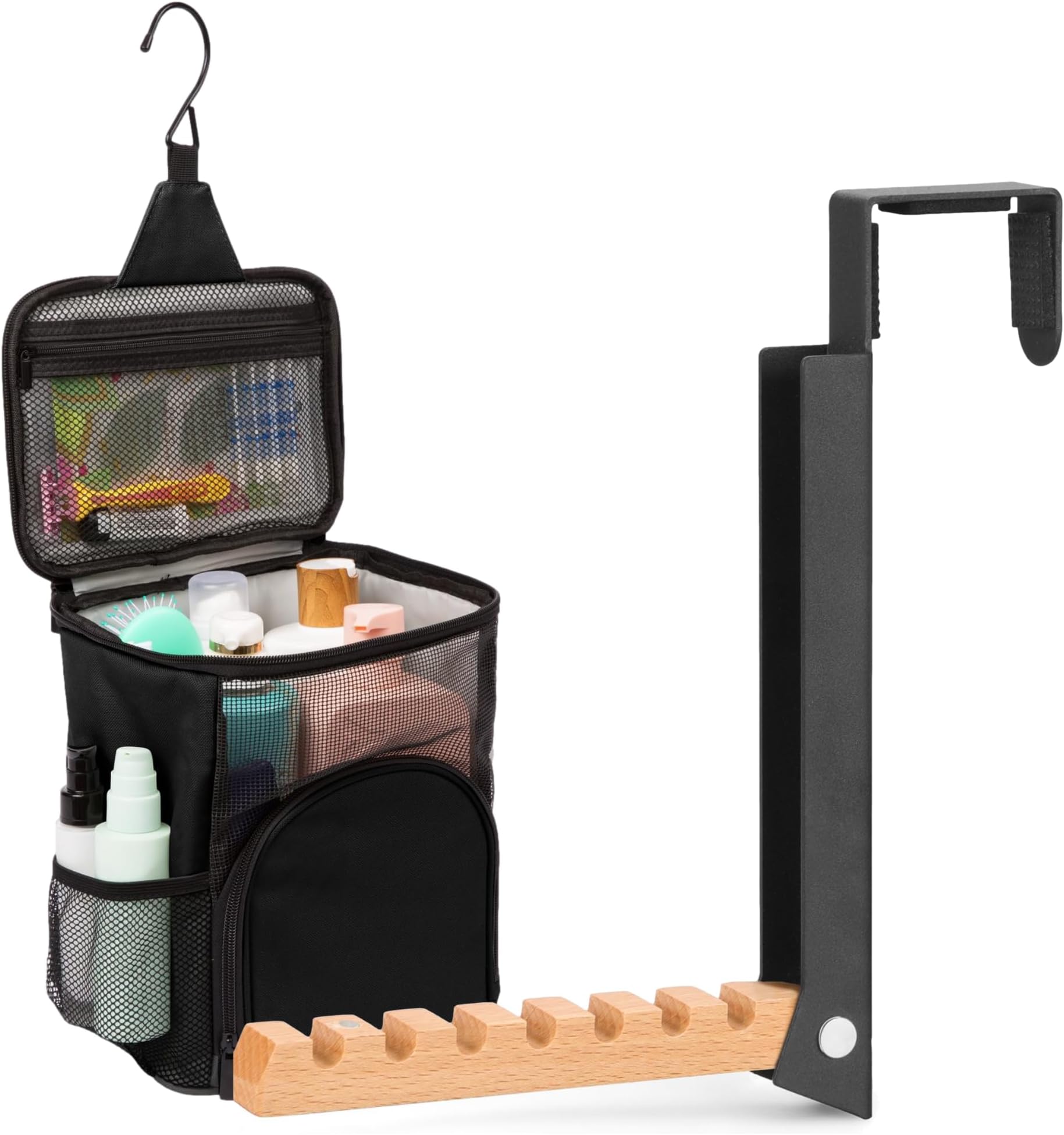 Amazon.com: TERRA HOME Portable Shower Caddy & Over-The-Door Laundry ...