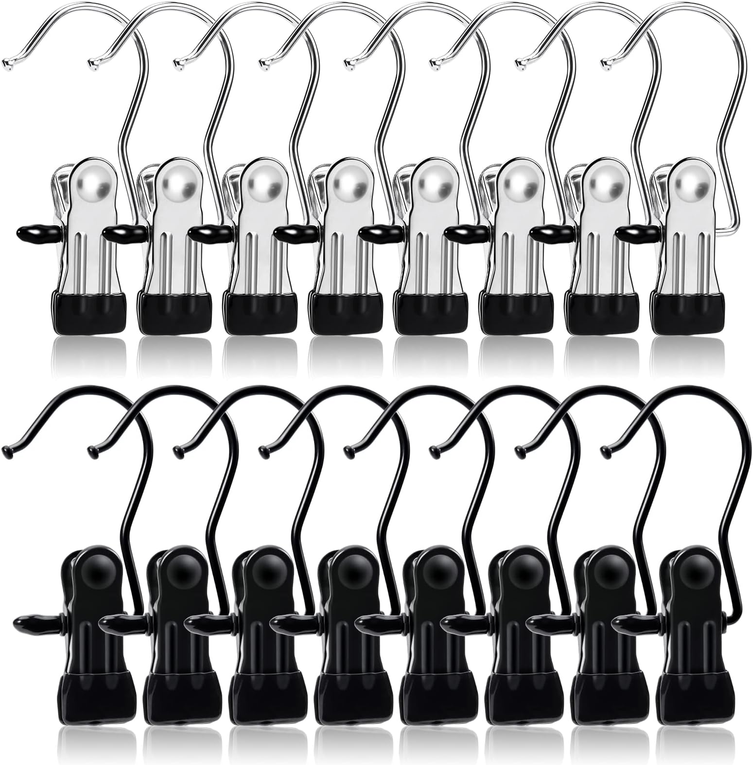 Amazon.com: Boot Hangers, 16 Pack Hanging Clips, Heavy Duty Clothes ...