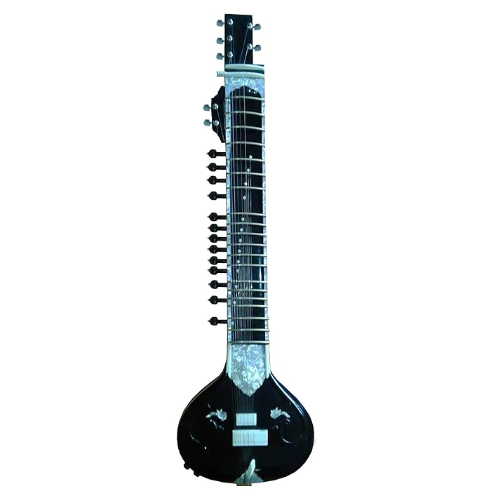 Buy Classic Niladri Kumar Black 43 Inch Indian Sitar, Professional ...