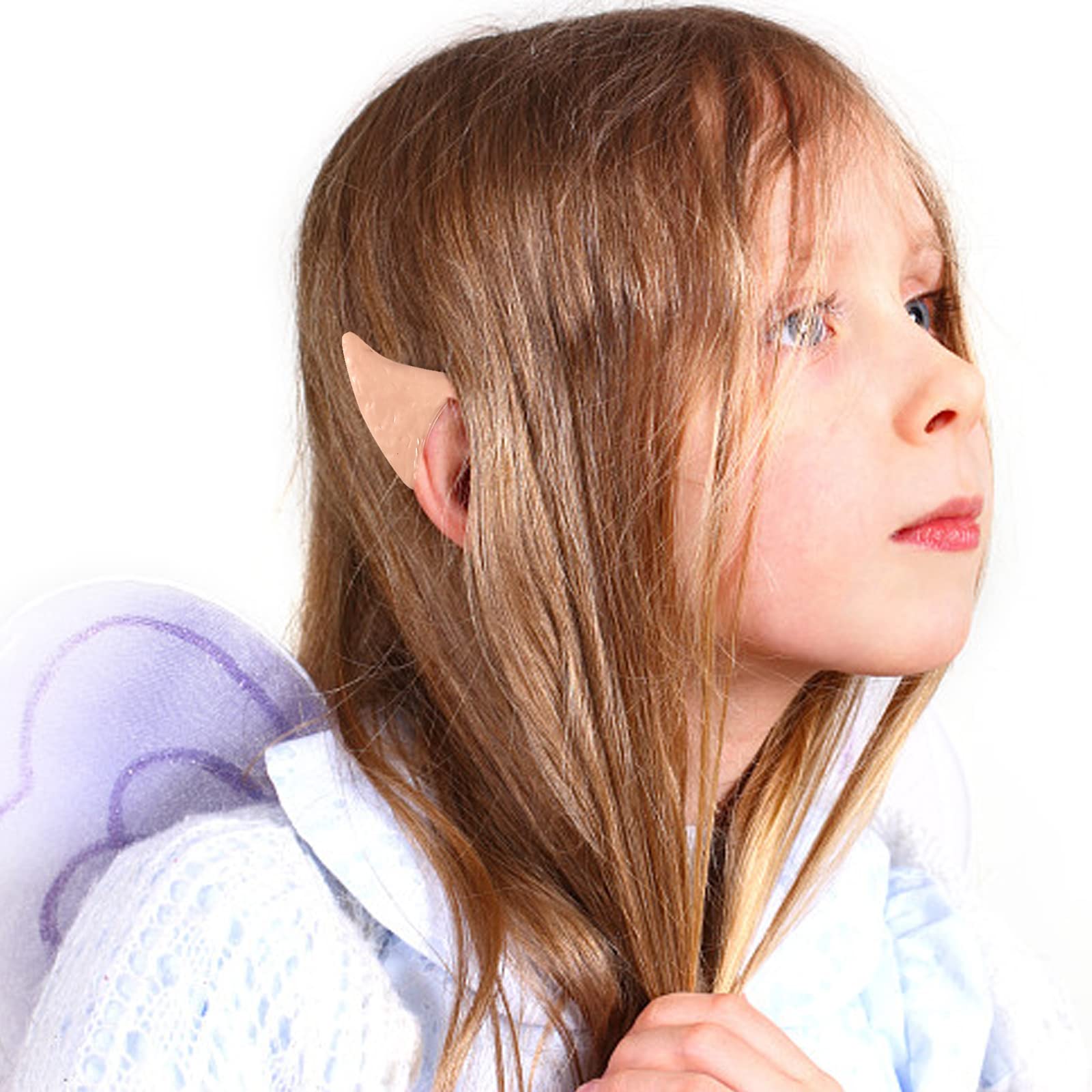 Halloween Costume Elf Lystaii 3-Pair Latex Elf Ears Set - Small/Medium ...