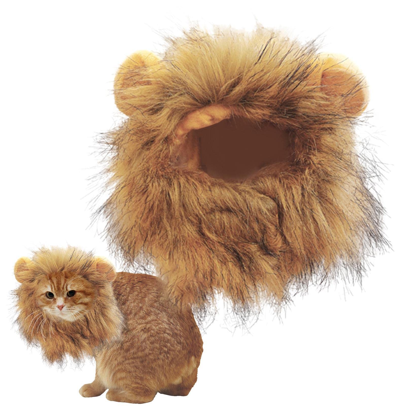 Mane For Cat, Lion Mane Costume For Cats, Lion Mane For Dog, Pet Cat ...
