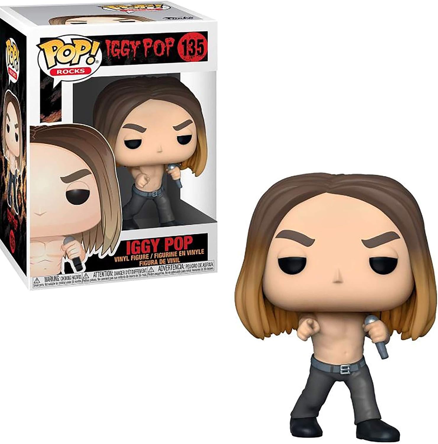 Amazon.com: Funko Pop! Rocks: Iggy Pop - Iggy : Funko: Toys & Games