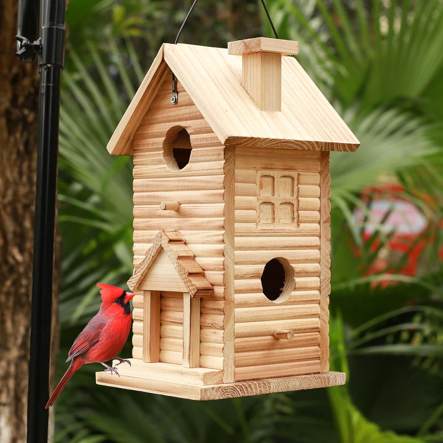 STARSWR Bird House,Outdoor Bird Houses for Outside Barbados | Ubuy