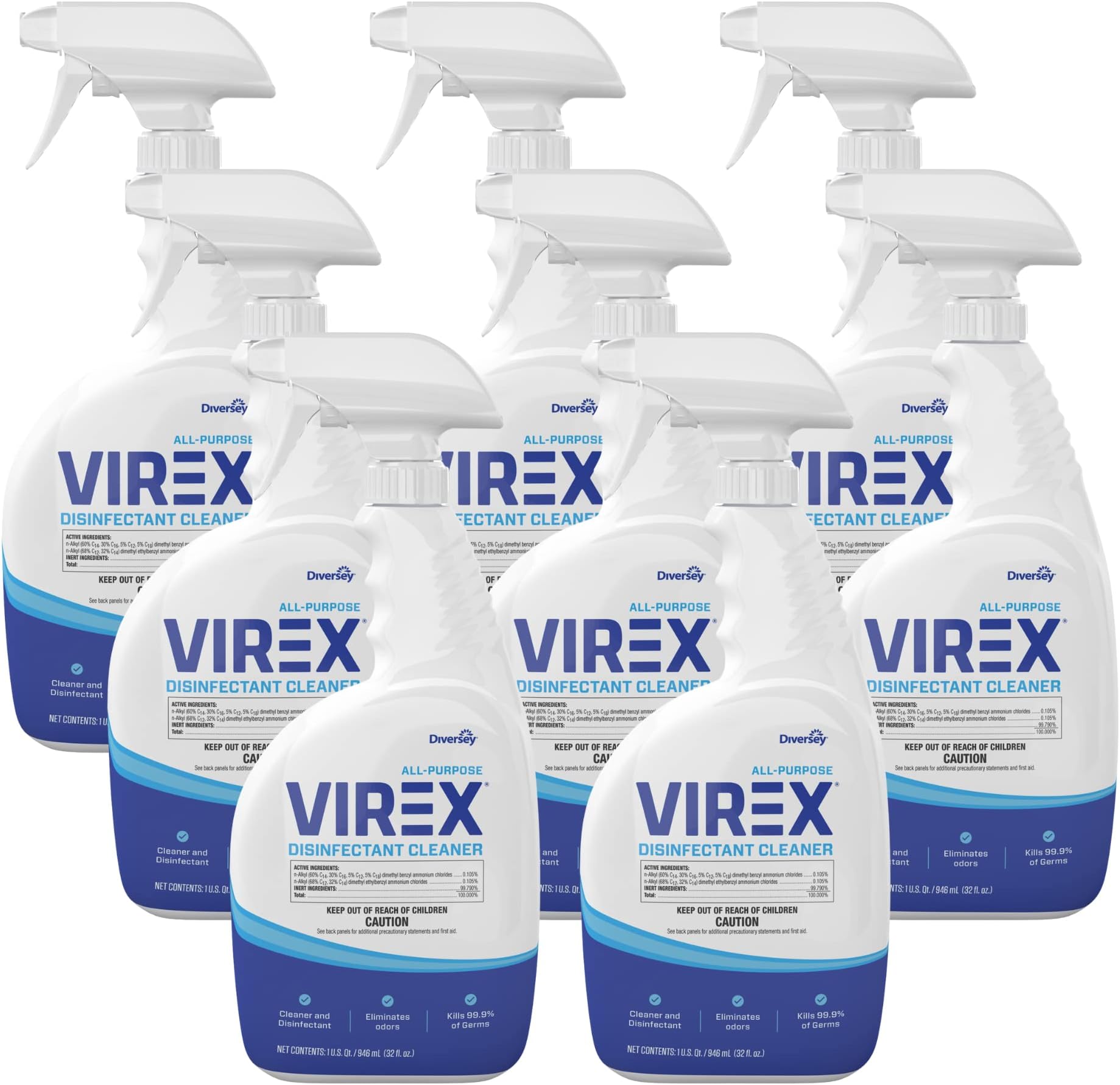Amazon.com: VIREX Plus 101102926 One Step Disinfectant Cleaner ...