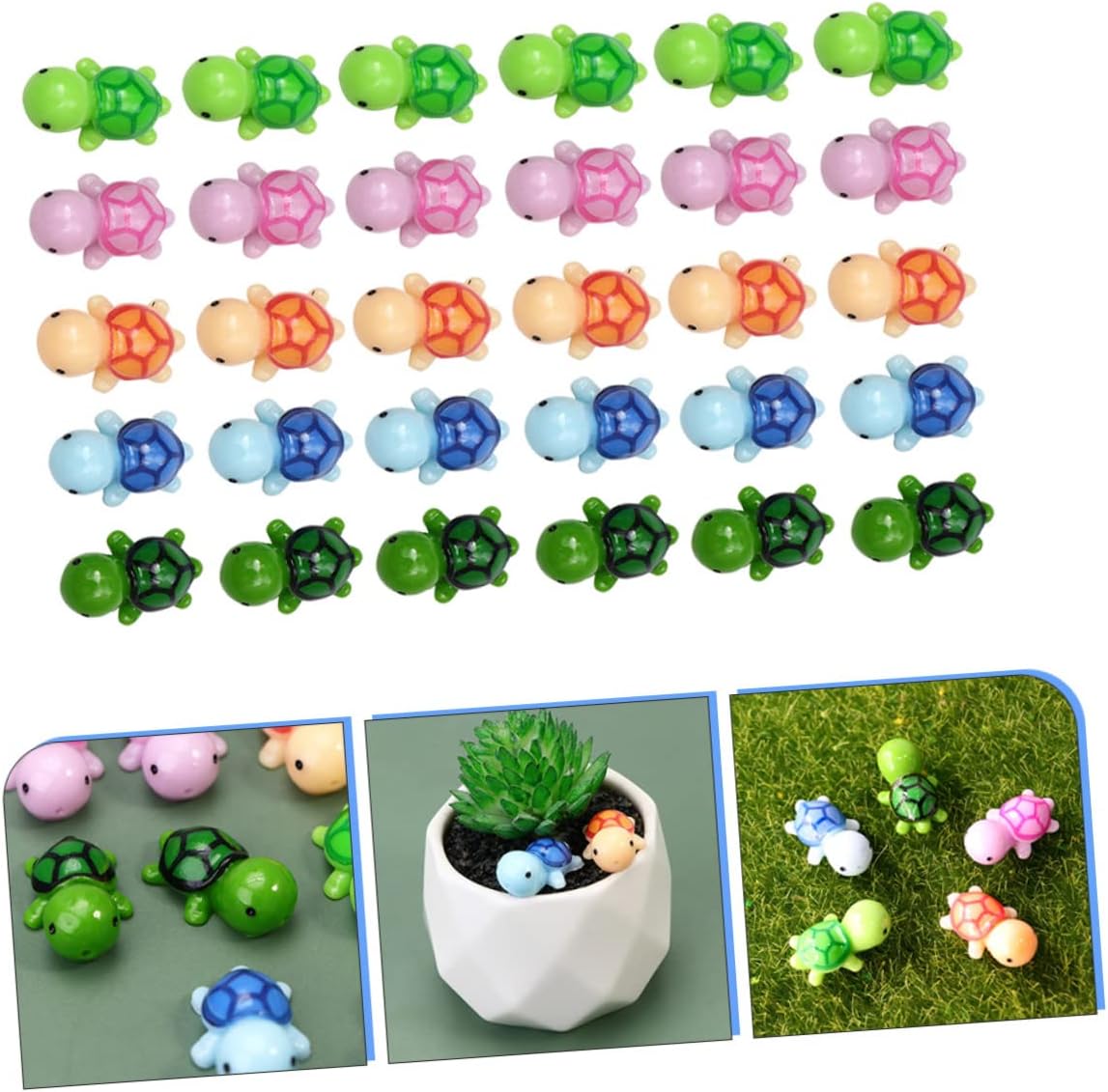 SECFOU 60 piezas de figuras pequeñas de cumpleaños, figuras de animales ...