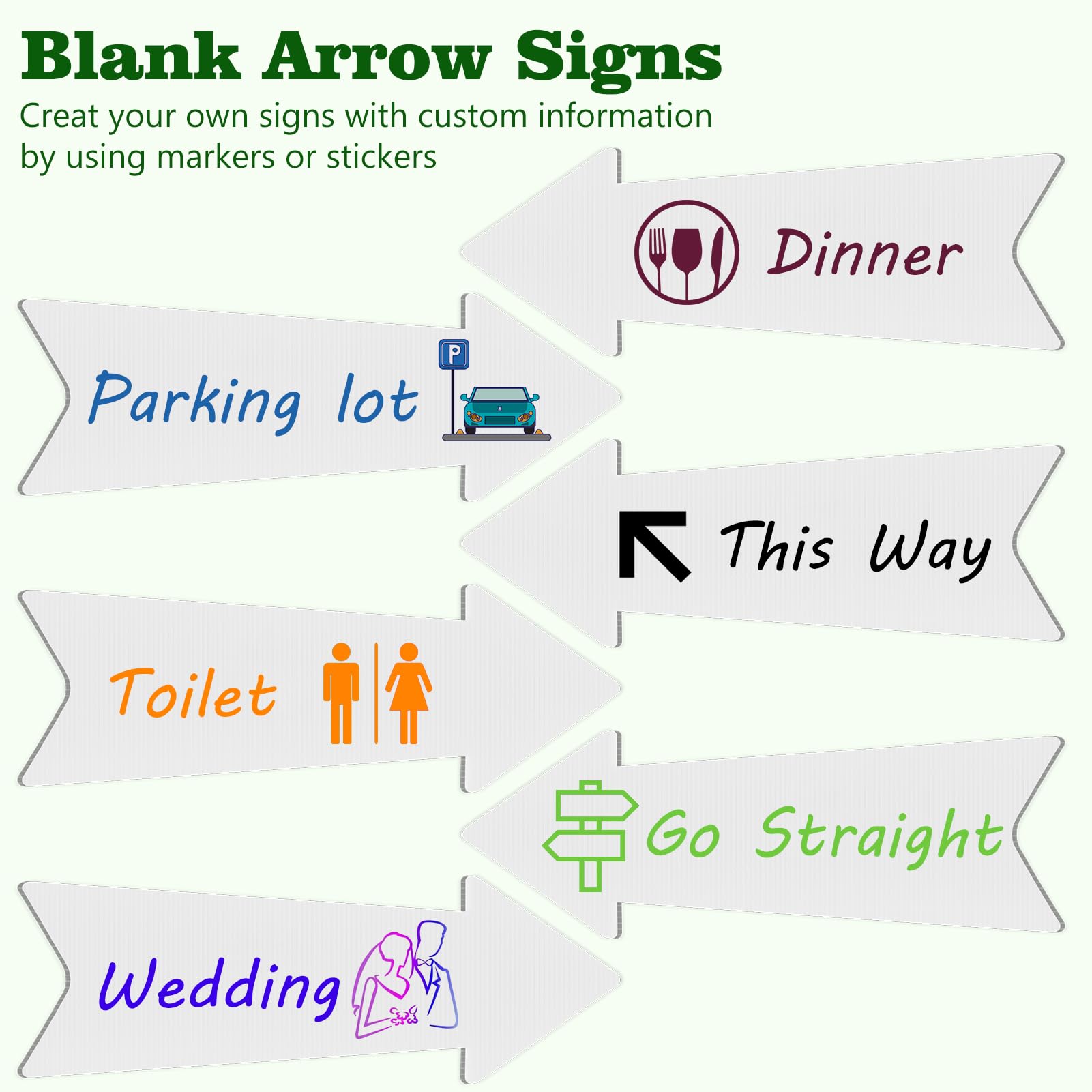 Snapklik.com : Directional Arrow Signs