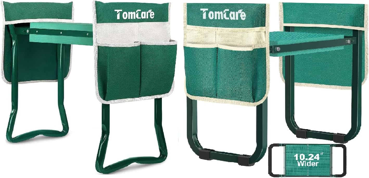 Amazon.com: TomCare Garden Kneeler Seat Garden Bench Garden Stools ...