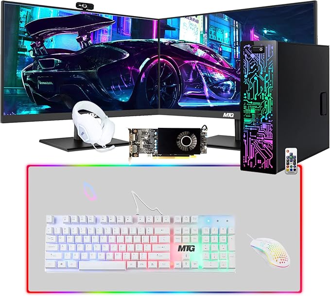 Amazon.com: Gaming Desktop PC, Intel Core i7 6th Gen, TechMagnet Zeus, AMD RX 550 Graphics, 32GB ...