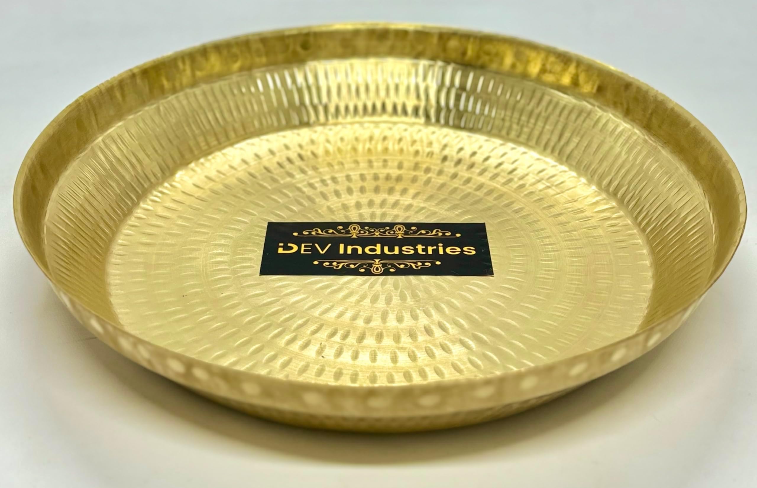 Buy P-TAL Paraat for Dough Atta Kneading Handmade 100% Pure Brass Parat ...
