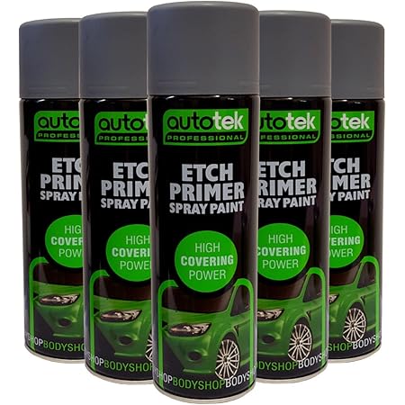 Autotek Etch Primer Spray Paint 500ml : Amazon.co.uk: Automotive