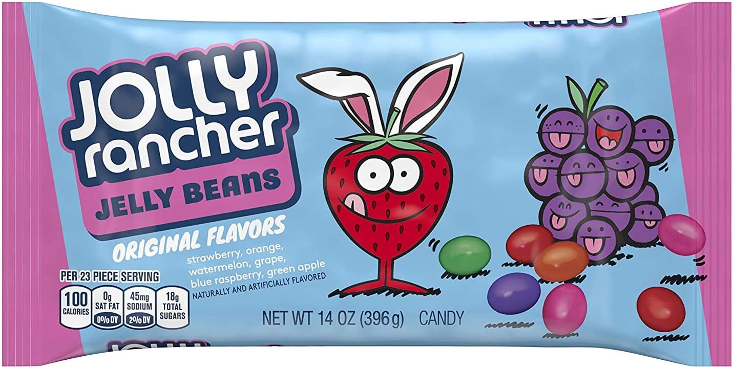 Amazon.com : Jolly Rancher Jelly Beans Original Flavors 14-ounce Bags ...