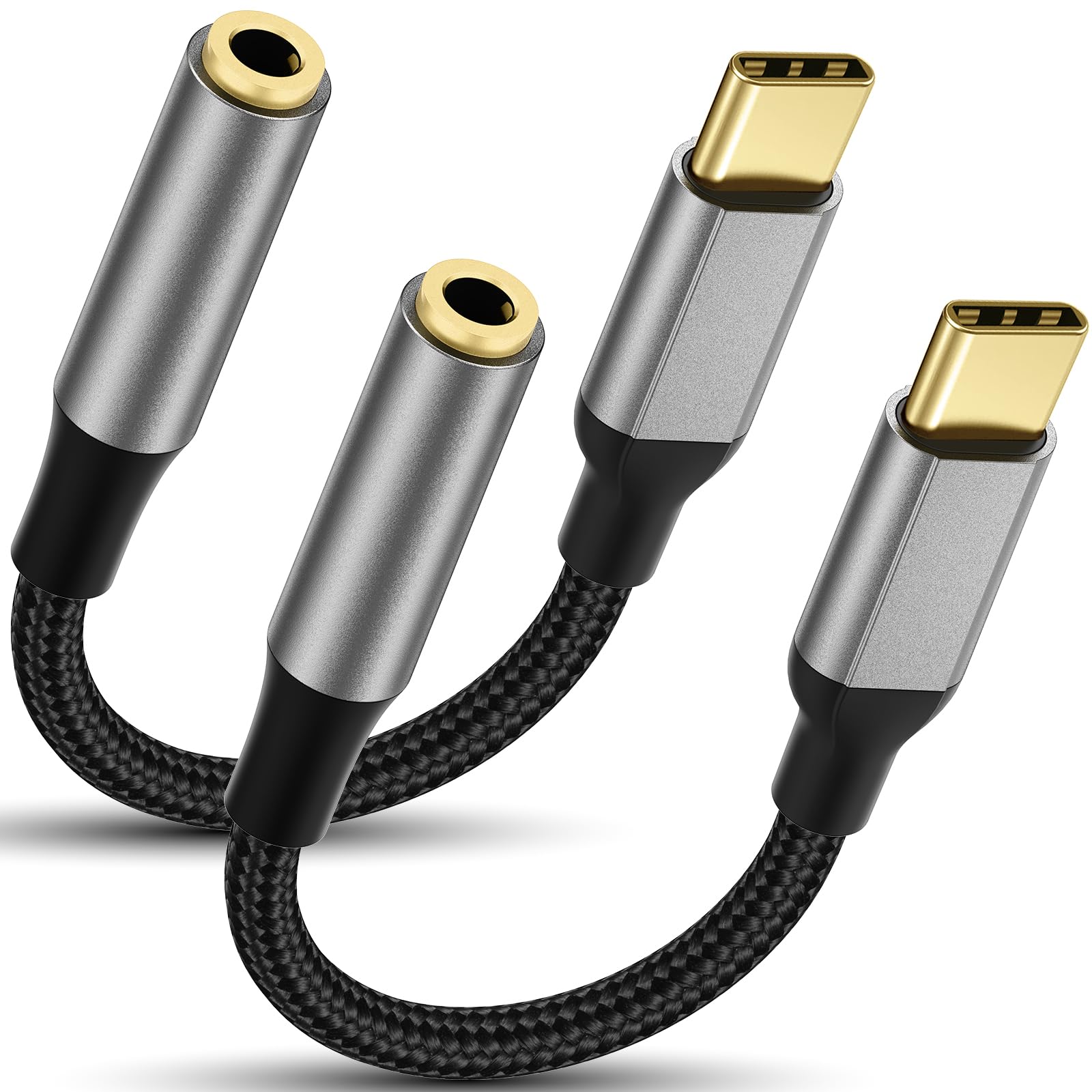 ULIFTUS Adapter USB C to Jack, USB Type C Aux Adapter USB C to 3.5mm ...