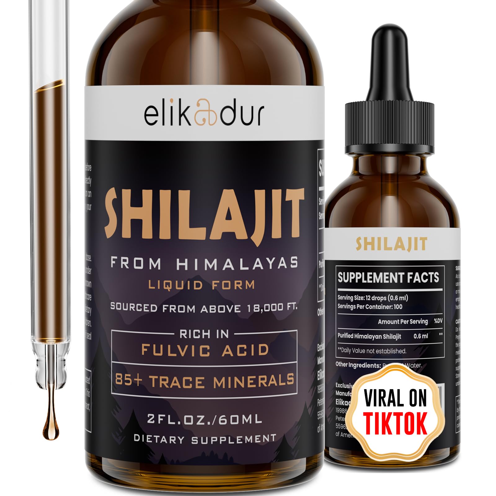 Amazon.com: Shilajit Resin Organic Liquid Supplement, Shilajit ...