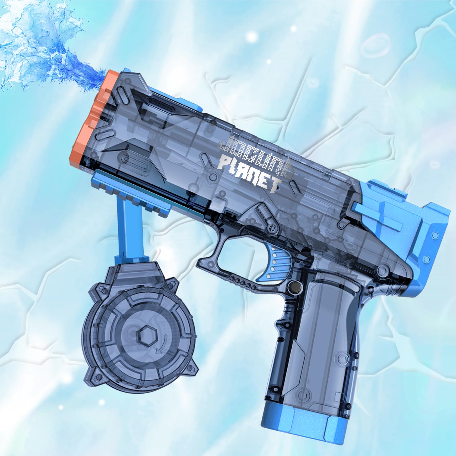 Amazon.com: JCOUND Planet Automatic Electric Water Gun with Colored ...