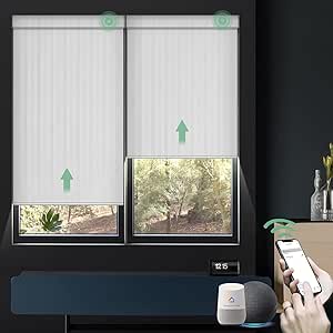 Amazon.co.jp: Yoolax Electric Roll Screen Blackout Roll Curtain ...