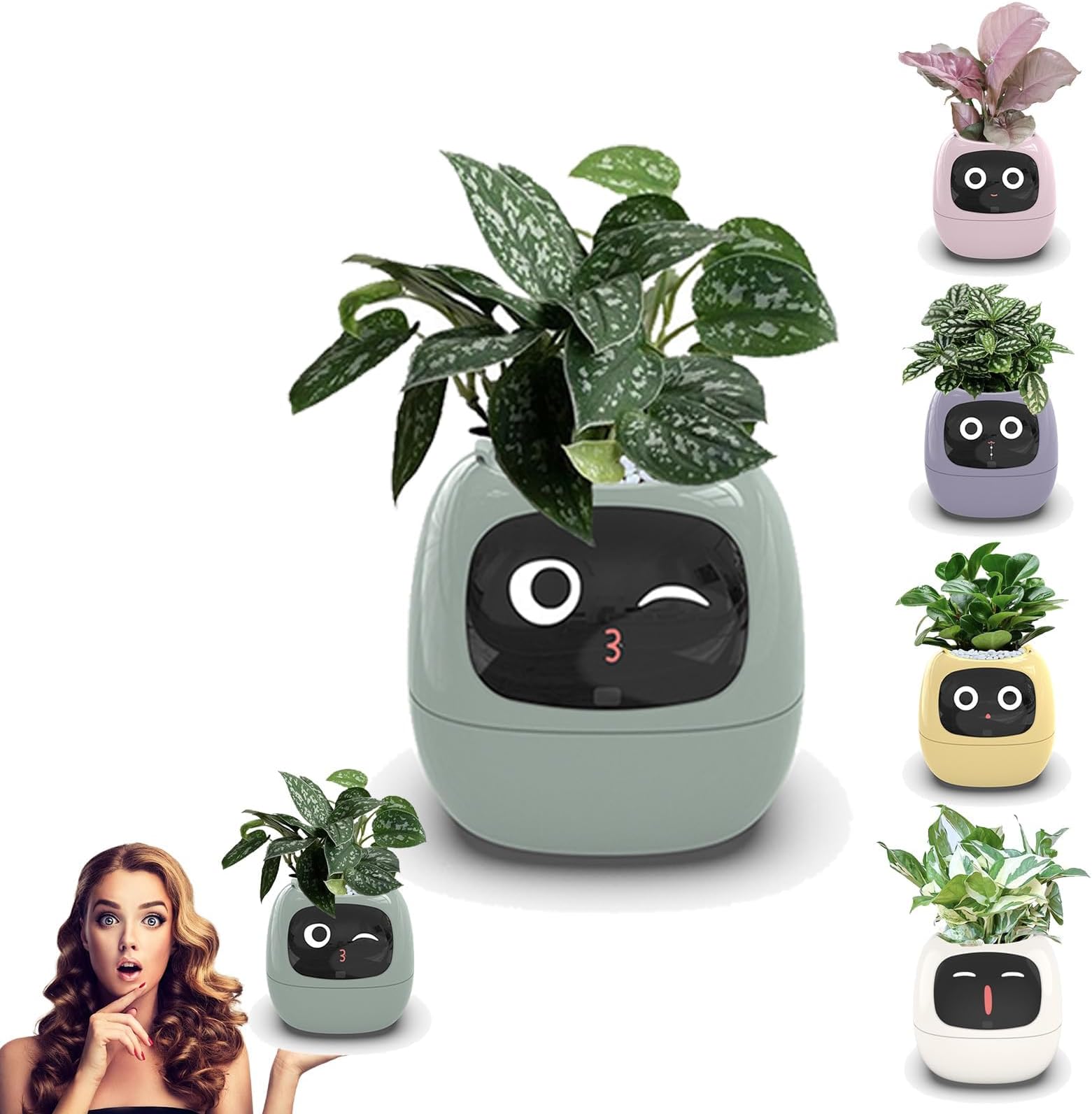 Amazon.com : Plantagotchi - Your Smart Planter Companion, A Flowerpot That is Like a Pet ...