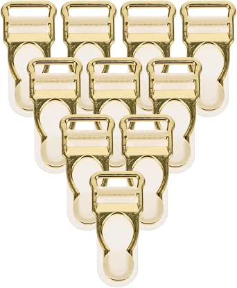 Amazon.com: Garneck 10 Pack Garter Clips - Durable Metal Suspender ...