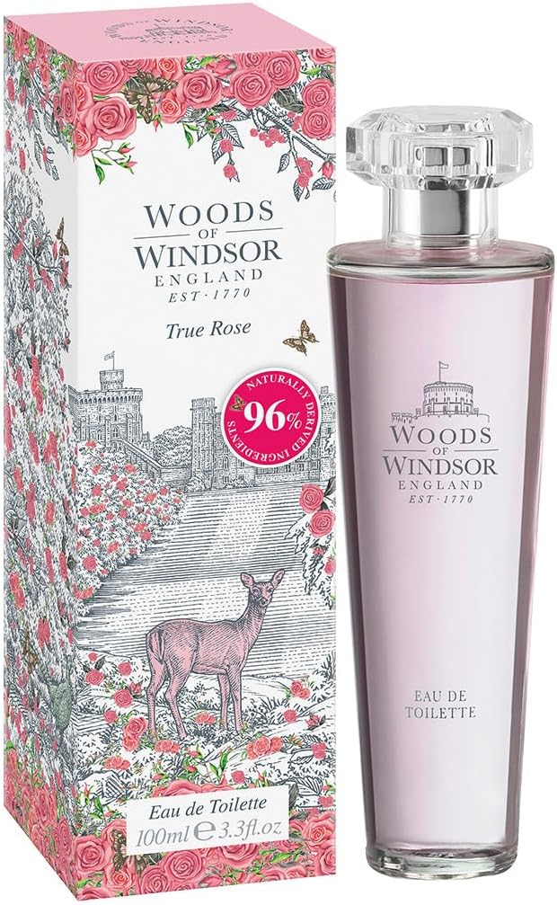 Woods of Windsor True Rose Eau de Toilette, Floral Womens Perfume with ...