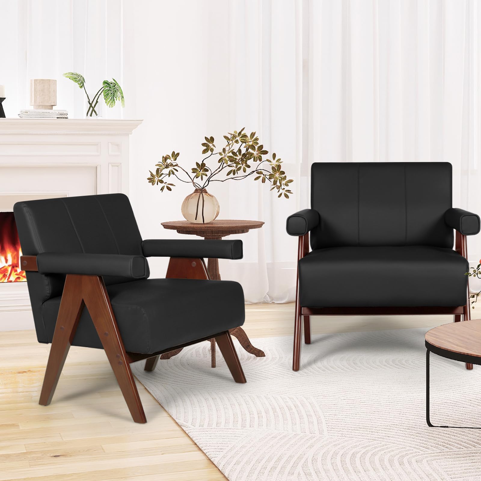 Amazon.com : Boss Office Products Accent Chairs, Black : Office Products