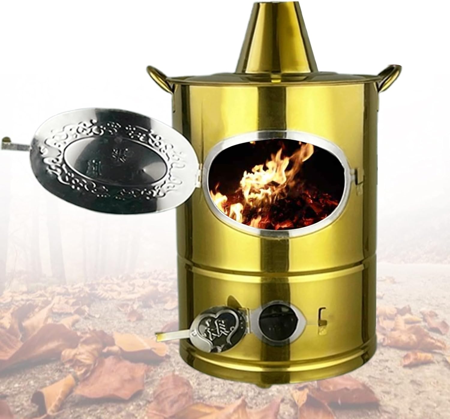 Amazon.com : Burn Barrel, Fire Barrel for Burning Trash Outdoor, 410 ...