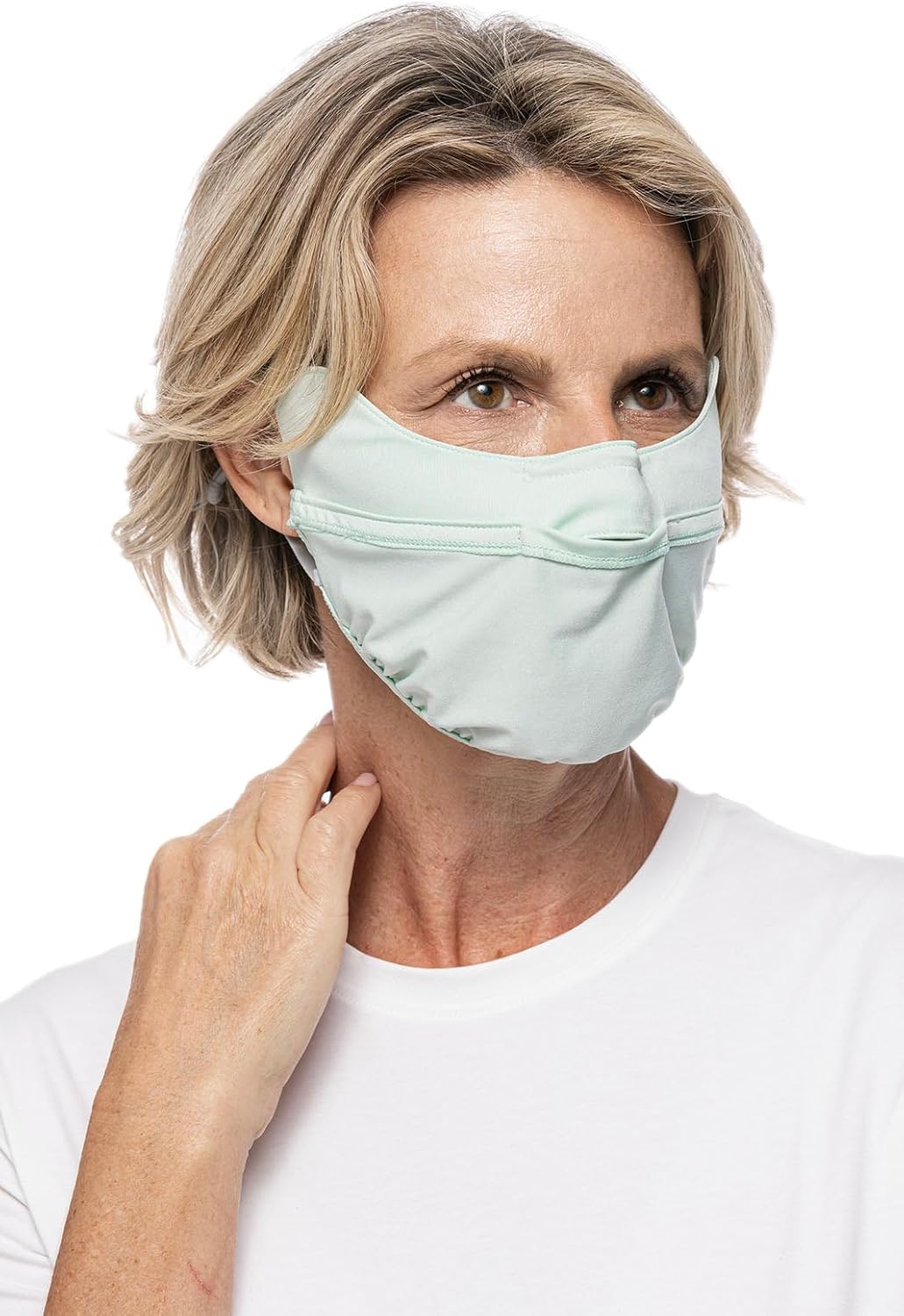 Coolibar UPF 50+ Men's Women's Zenith UV Mask - Sun Protective (Large/X ...