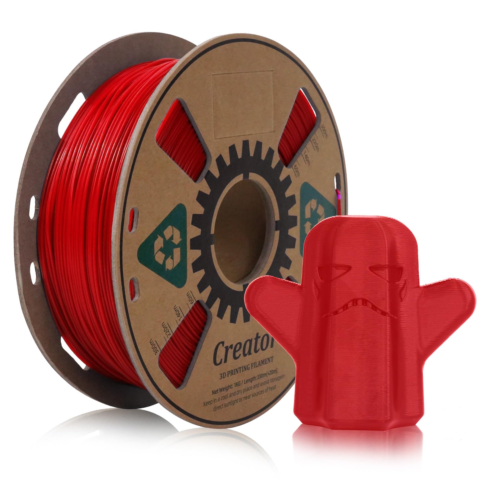 Creator ASA Filament 1.75mm 3D Printer Filament 1KG, UV & Heat & Weather Resistant ASA 3D ...
