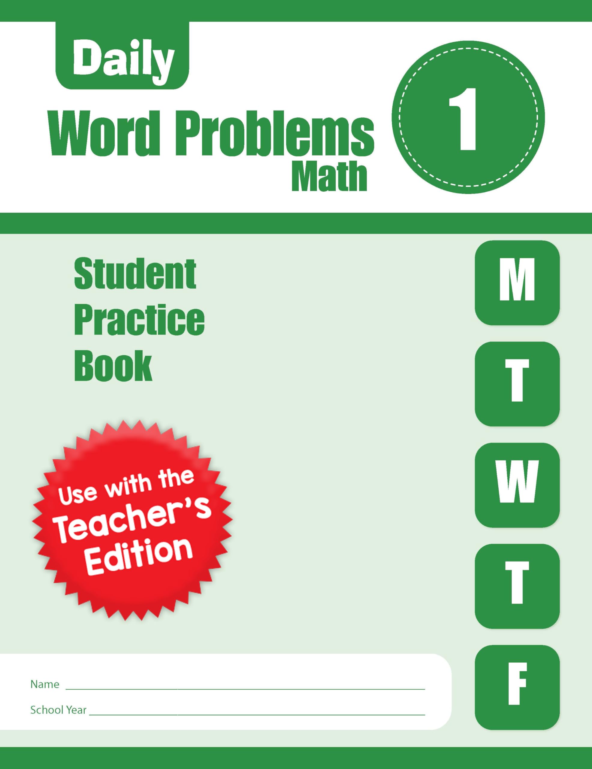 Daily Word Problems, Grade 1 Student Book (Daily Word Problems Math ...