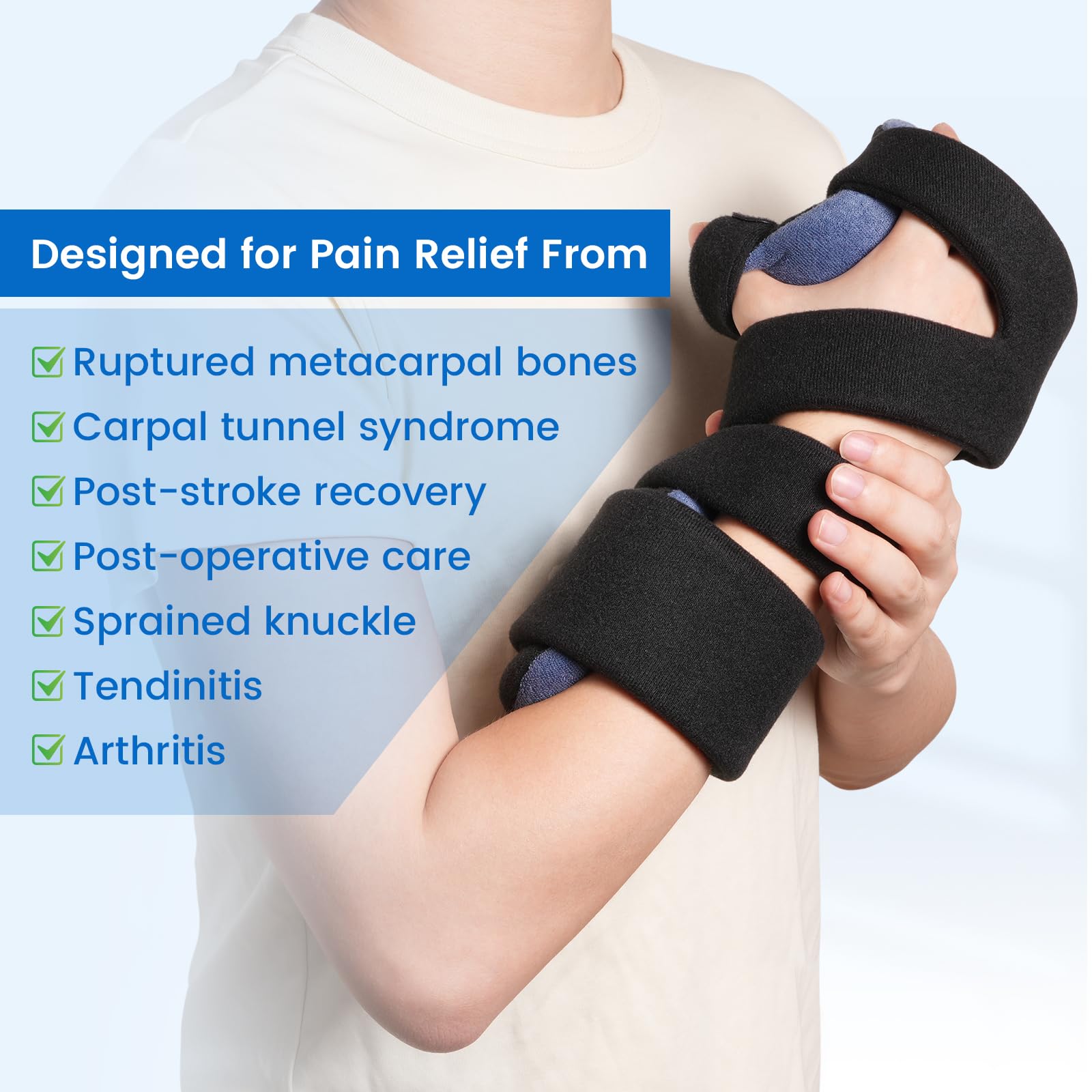 Snapklik.com : Velpeau Resting Hand Splint