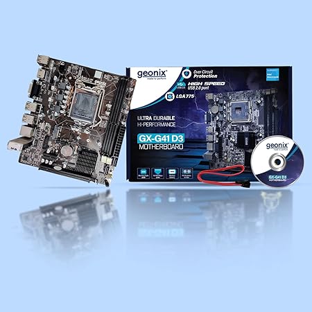 FRONTECH G41 Chipset Motherboard with 2xDDR2 RAM Slots LGA775 Supports ...