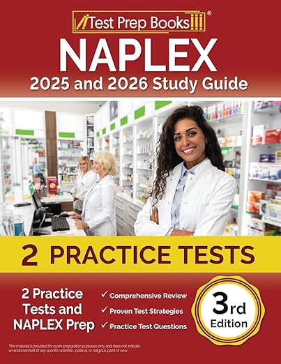 NAPLEX Study Guide: Practice Tests and NAPLEX Prep: [3rd Edition ...