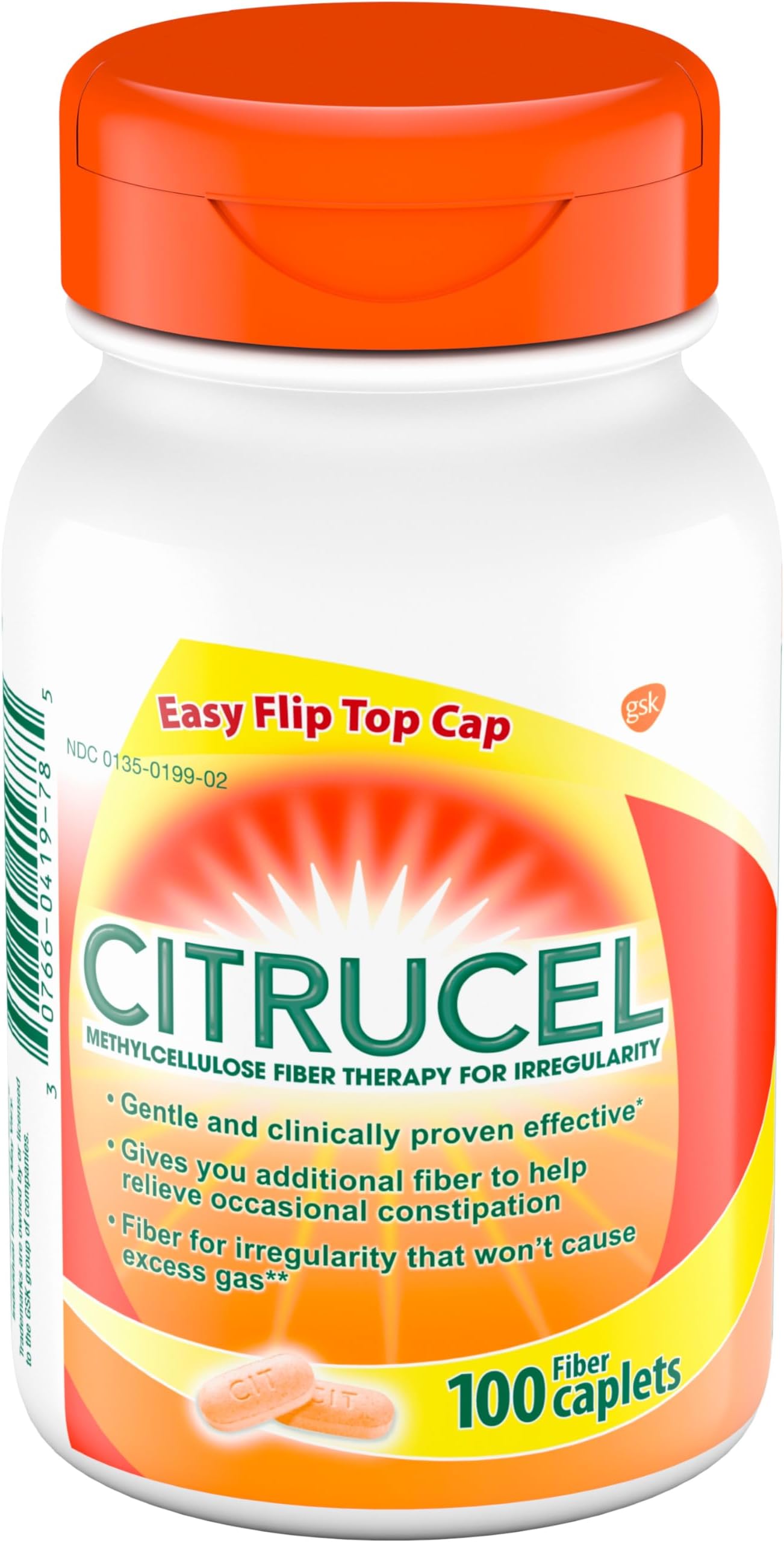 Amazon.com: Citrucel Fiber Therapy, 240 Fiber Caplets (2 Pack ...