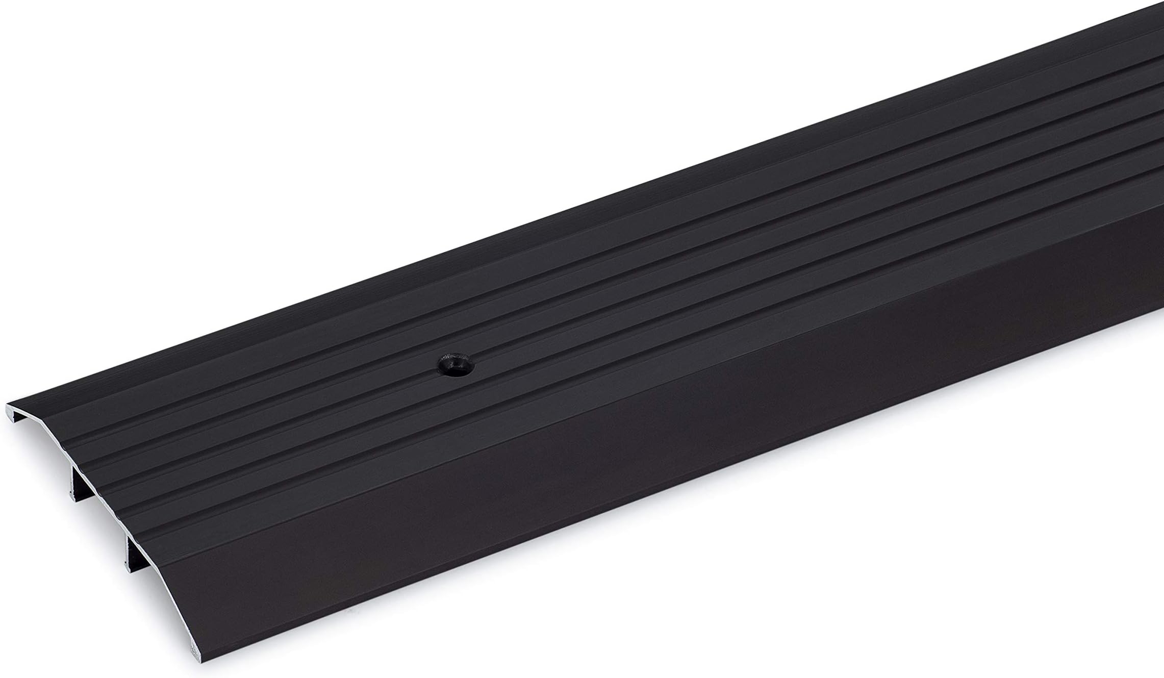 48 3/4" Long x 4" Wide x 1/4" High Corrugated Dark Bronze Anodized ...