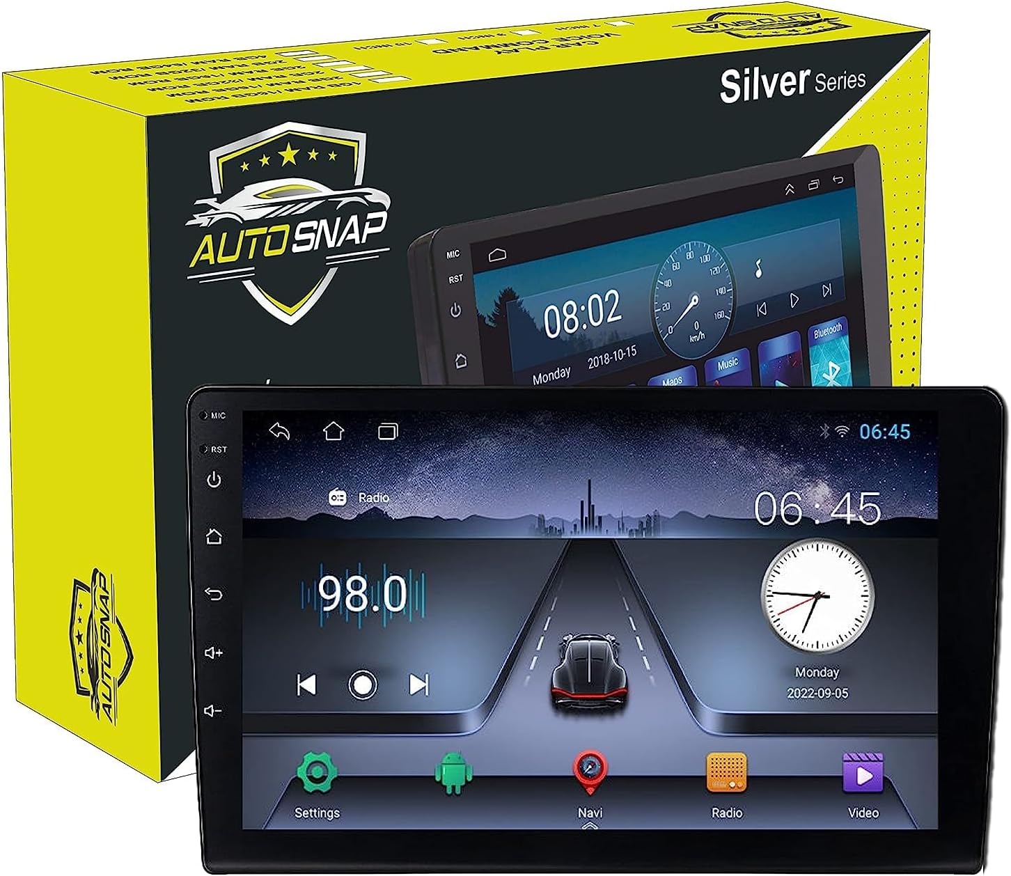 AUTO SNAP 10 Inch HD Car Stereo Touch Screen Double Din Stereo Player ...