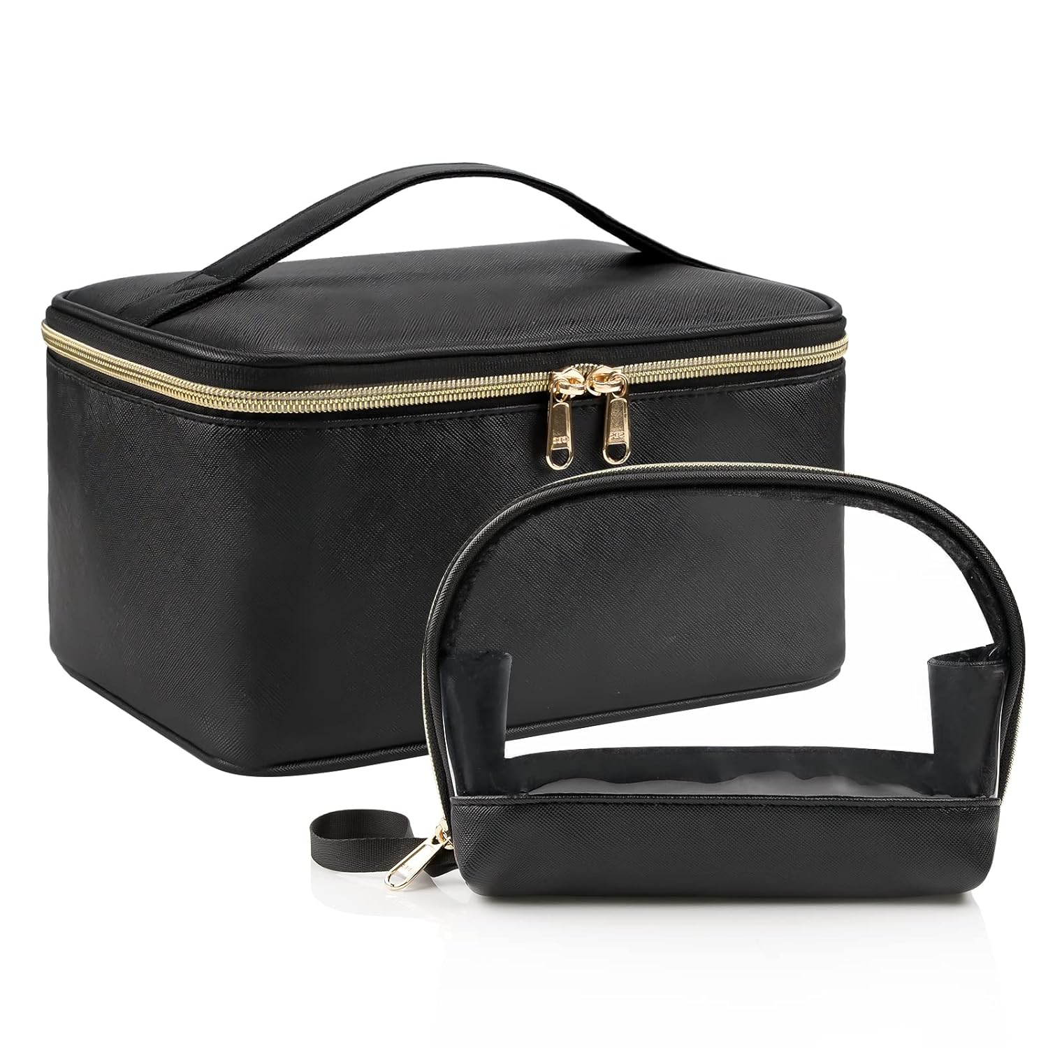 Amazon.com : OCHEAL Makeup Bag Set of 2, Large Makeup Bag Organizer ...