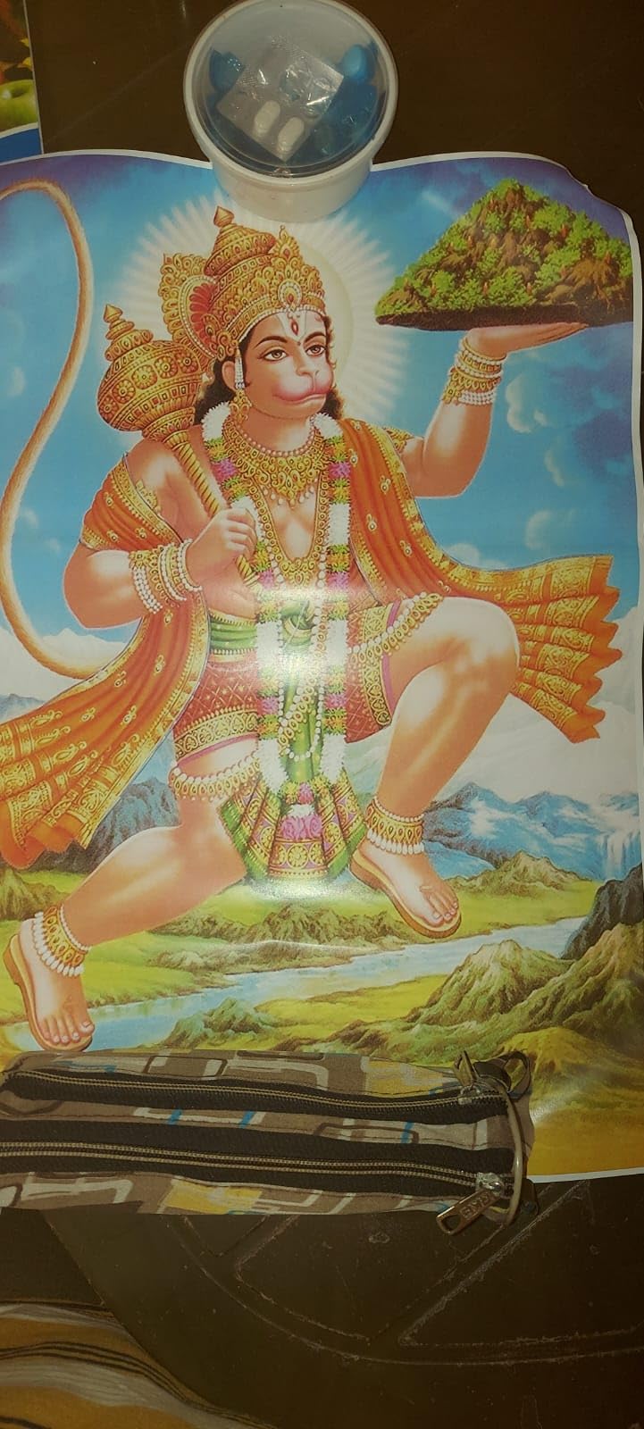 Lord Hanuman Ji Hindu Religious Wall Sticker Poster|Bajrang Bali ...