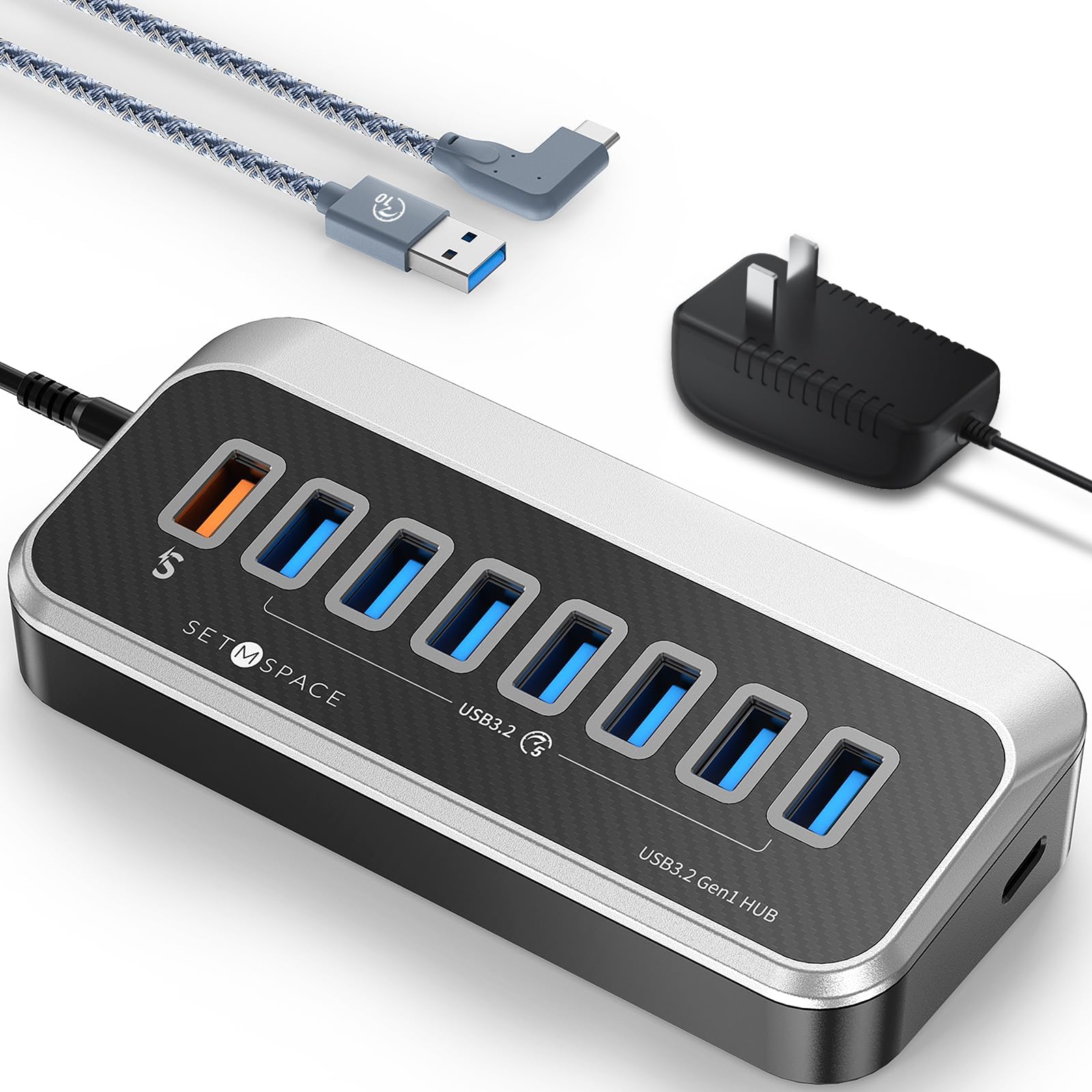 Amazon.com: LATORICE USB C Hub Powered, 6 Multi-Port USB Hub with 4 USB ...