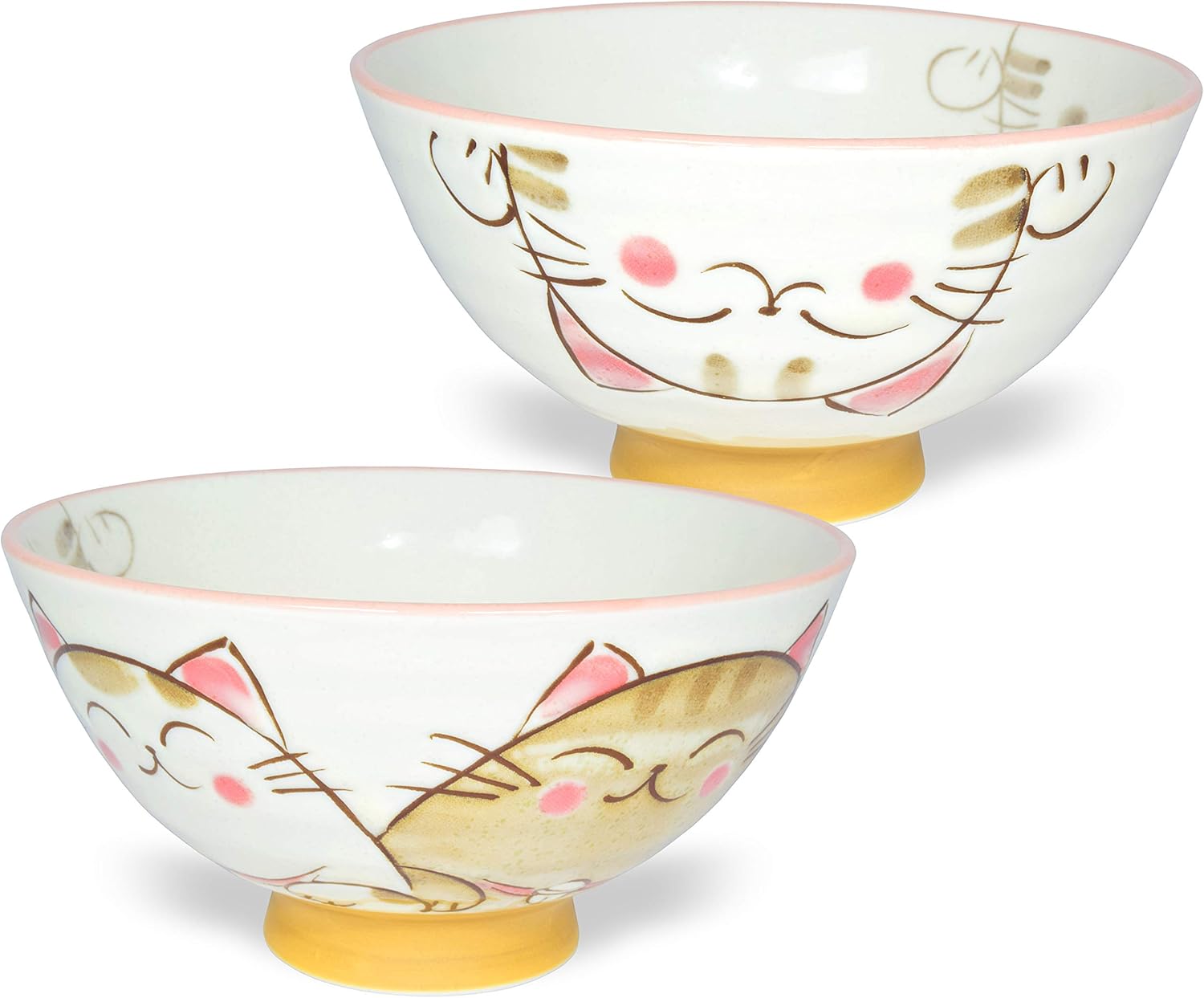 Amazon.com | Japanese Handcrafted Rice Bowl, Authentic Mino Ware ...