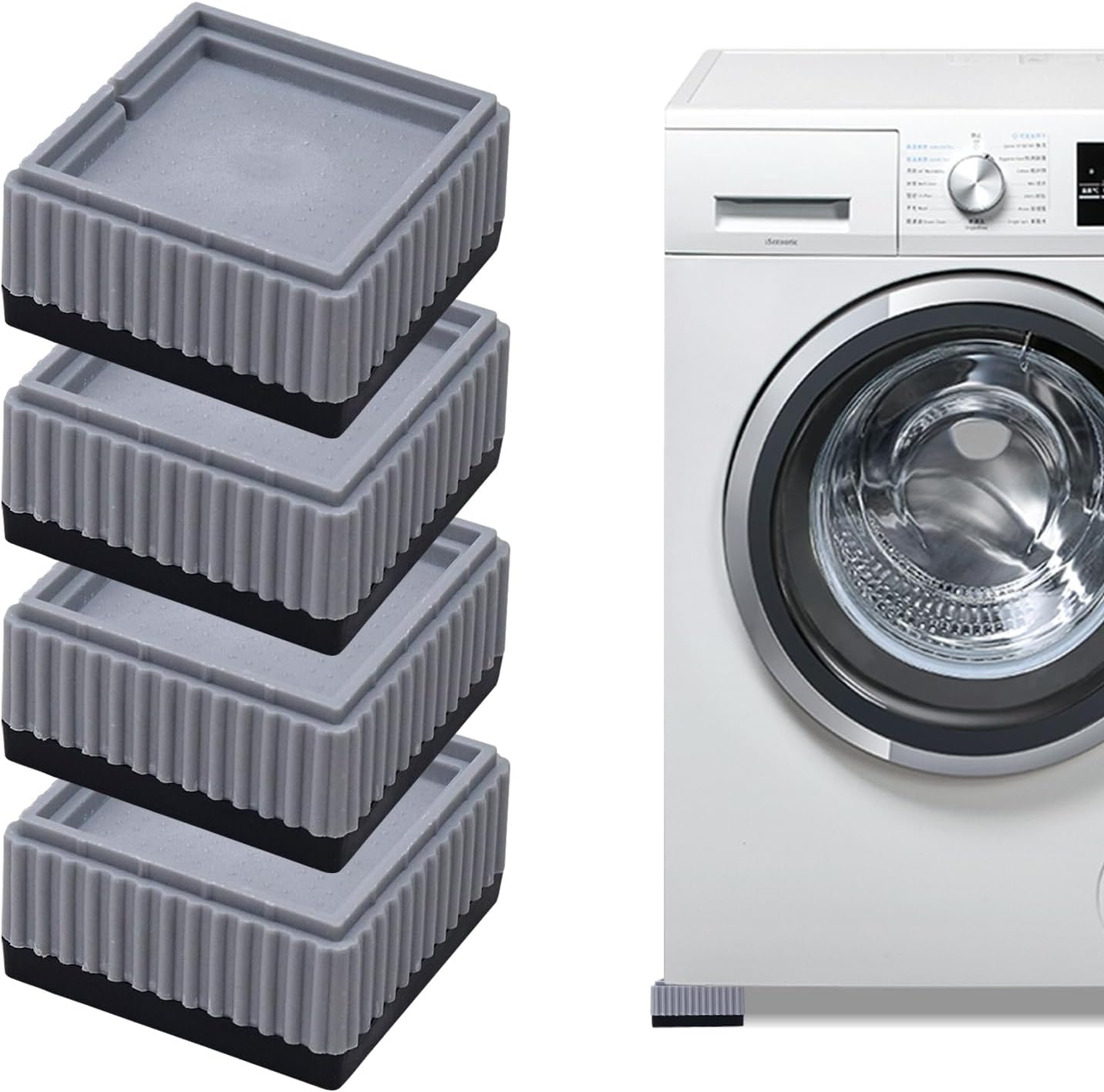 Amazon.com: 8 Pcs Washer Dryer Anti Vibration Pads for Dryer Washing ...