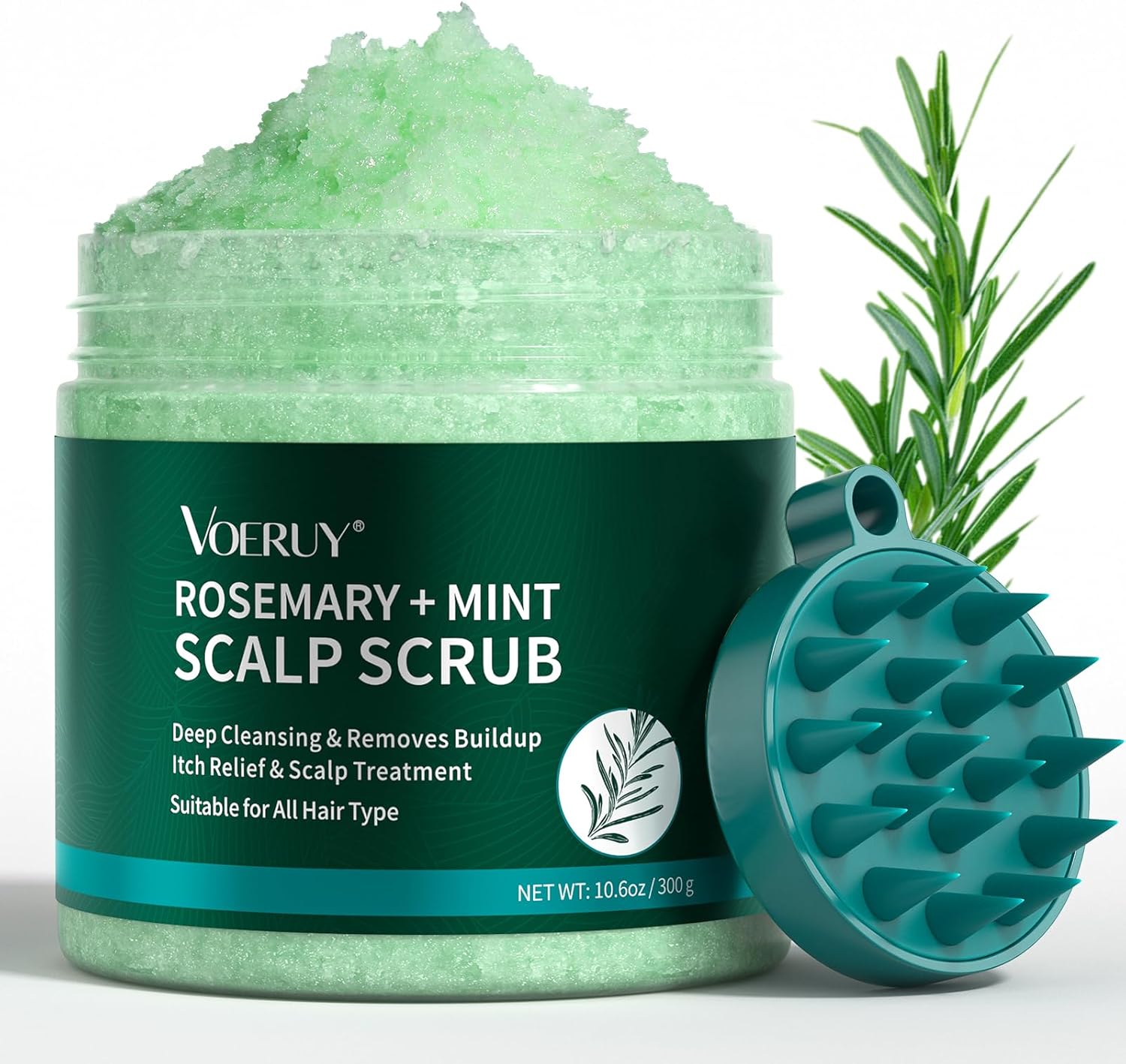 VOERUY Scalp Scrub, Rosemary Scalp Exfoliator Scrub Shampoo, Scalp ...