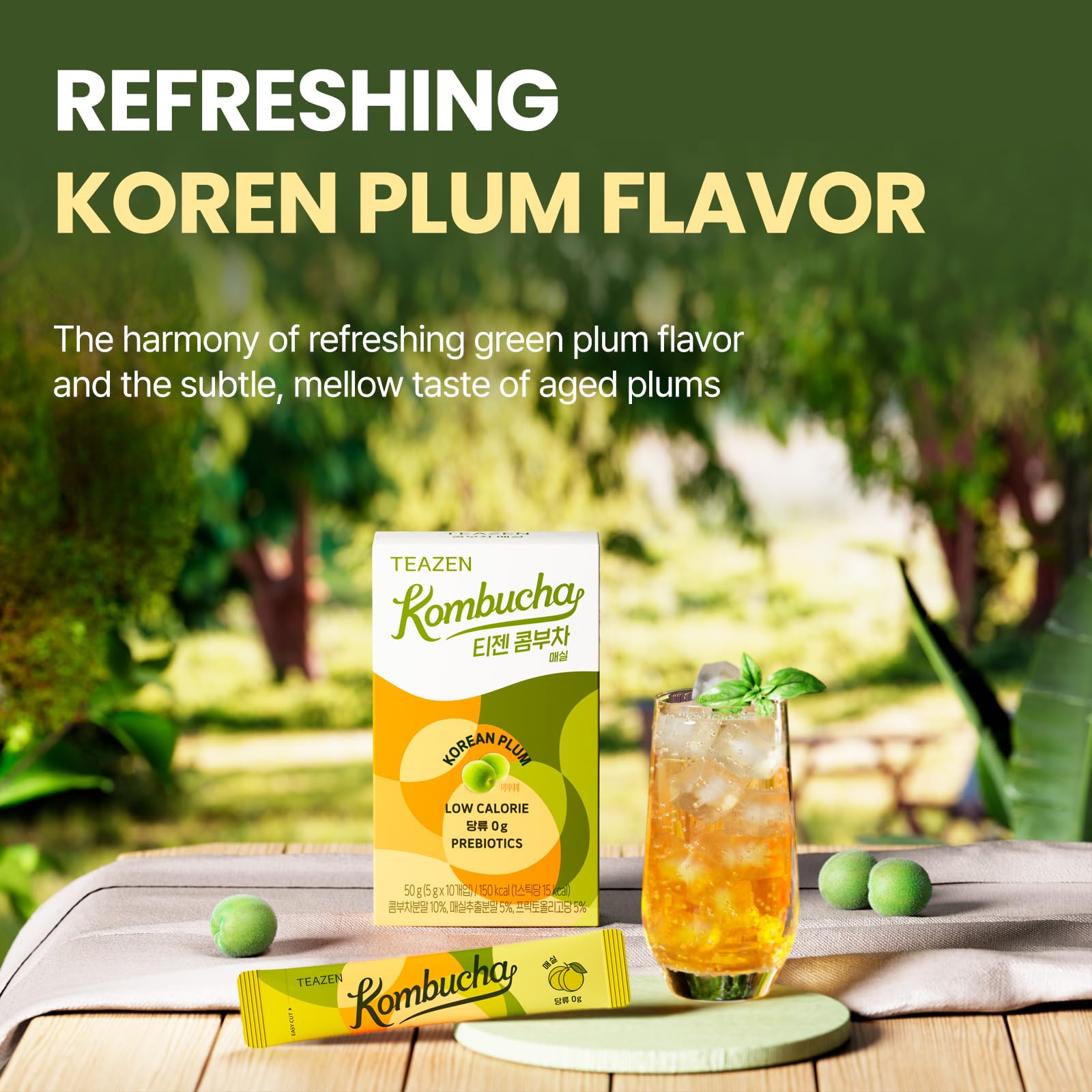 Snapklik.com : Korean Plum Kombucha Tea, Electrolyte Powder & Hydration ...